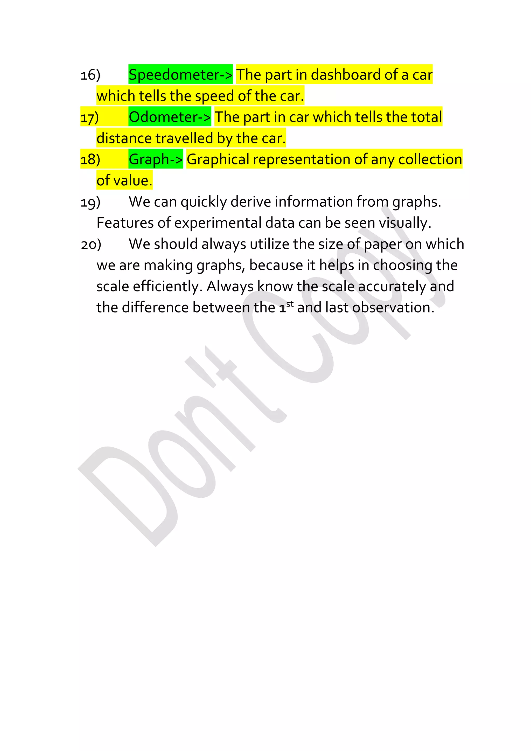 Class 7 Chapter 13 Science Motion and Time Notes (NCERT) | PDF