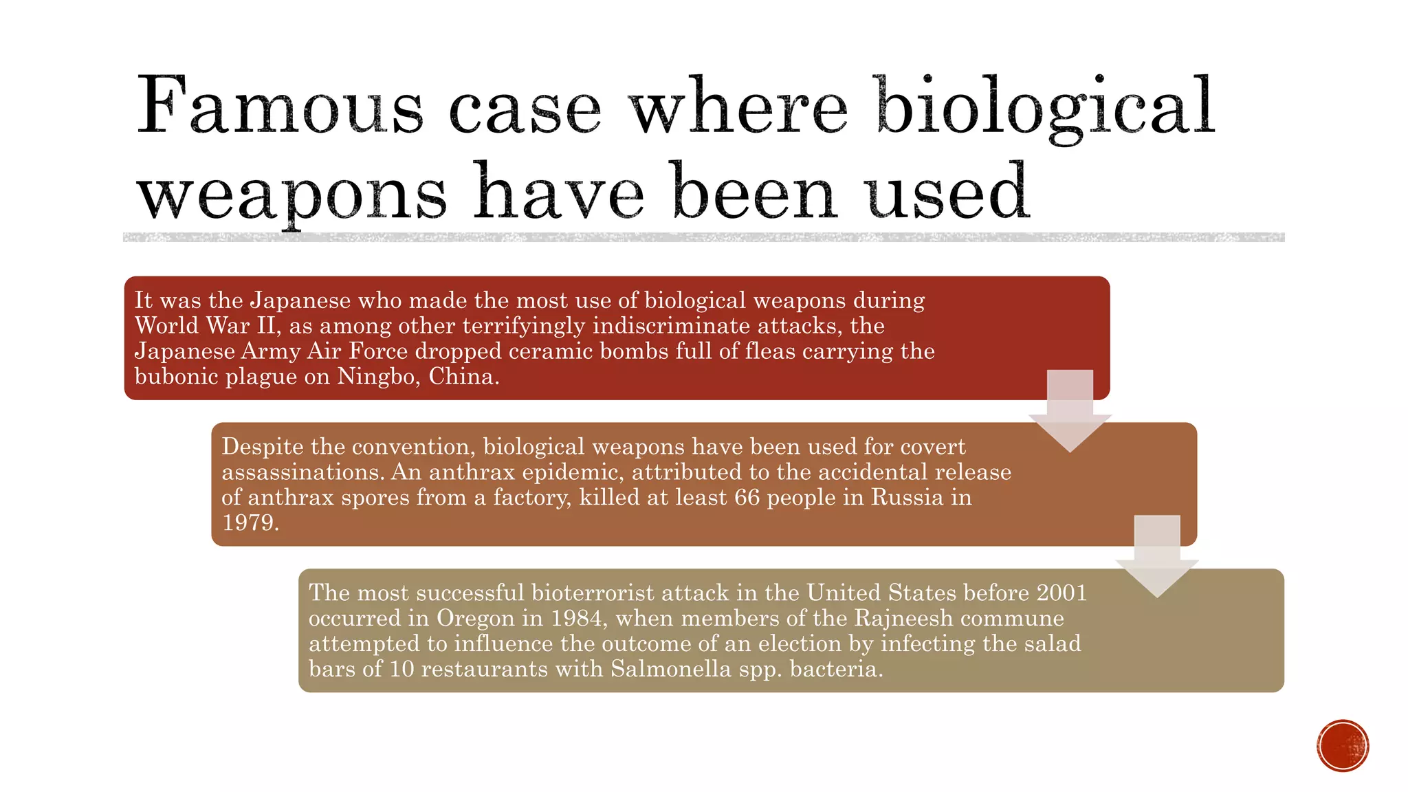 13. biological weapon by MARINET SAGADRACA.pptx