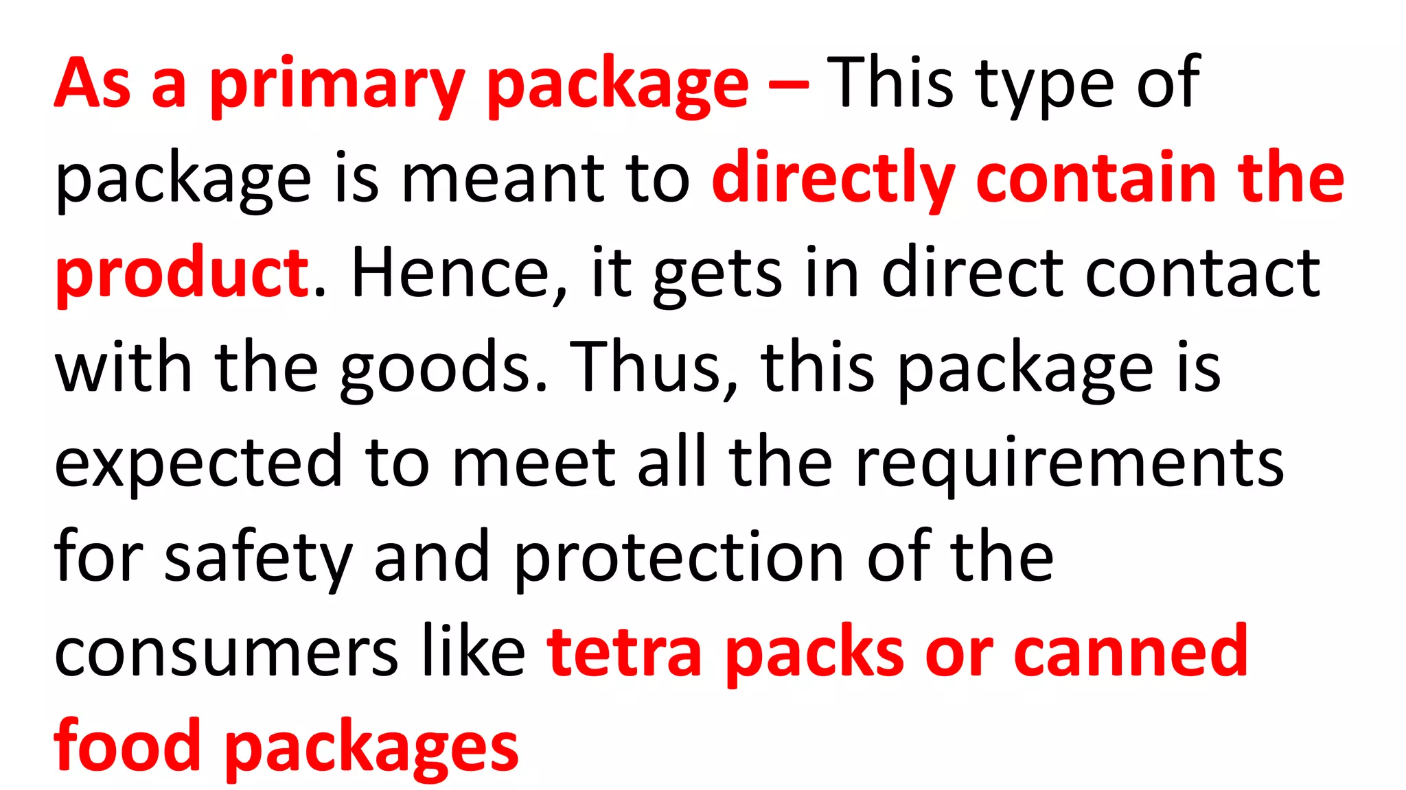 PACKAGE FOOD ITEMS.pptx