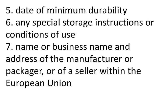PACKAGE FOOD ITEMS.pptx | Chemistry | Science