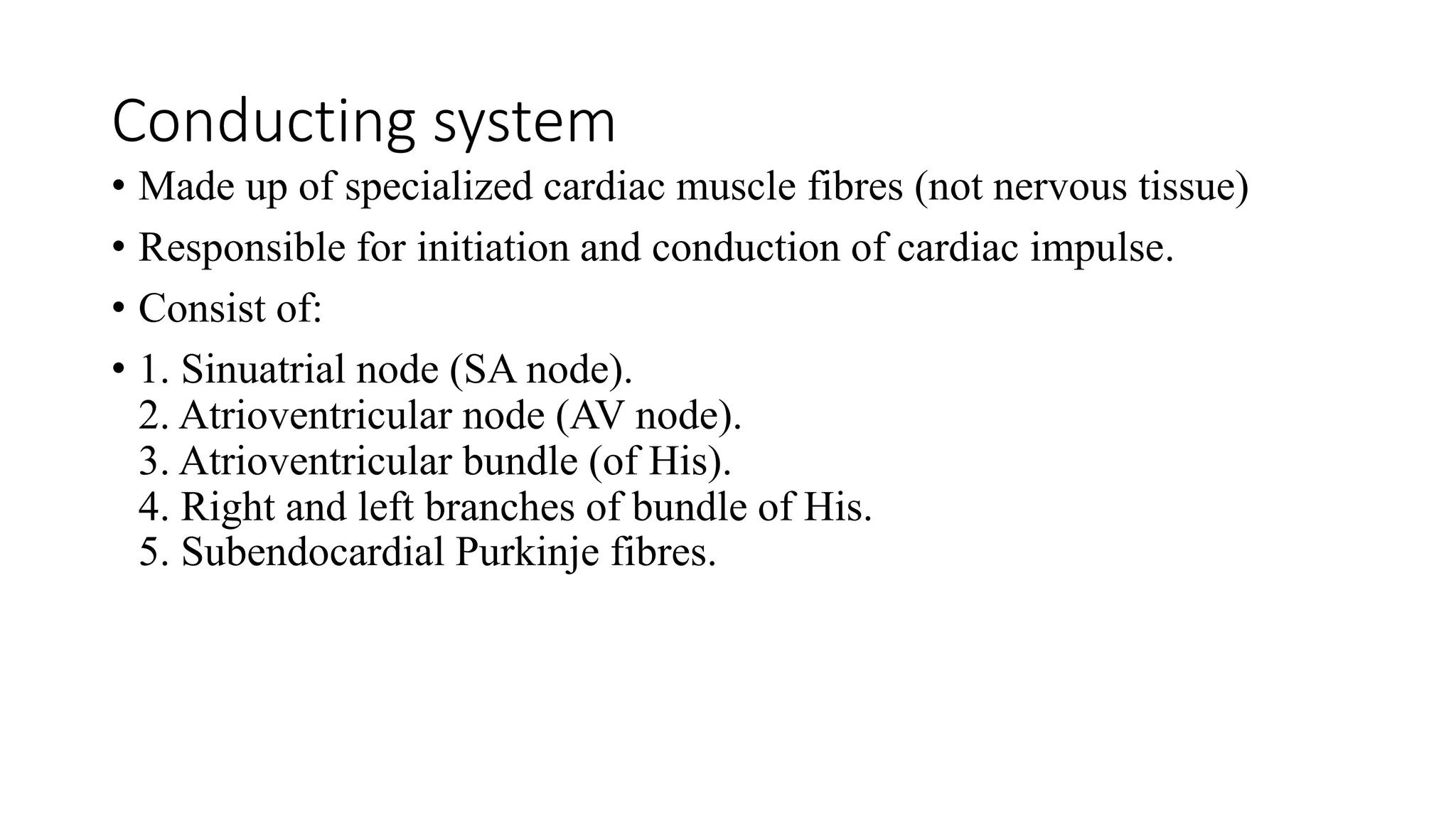 13.conducting system and fibroskeleton of heart.pptx | Heart and ...
