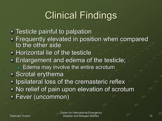 13.2 Testicular Torsion - 1 lecture-TZ.ppt