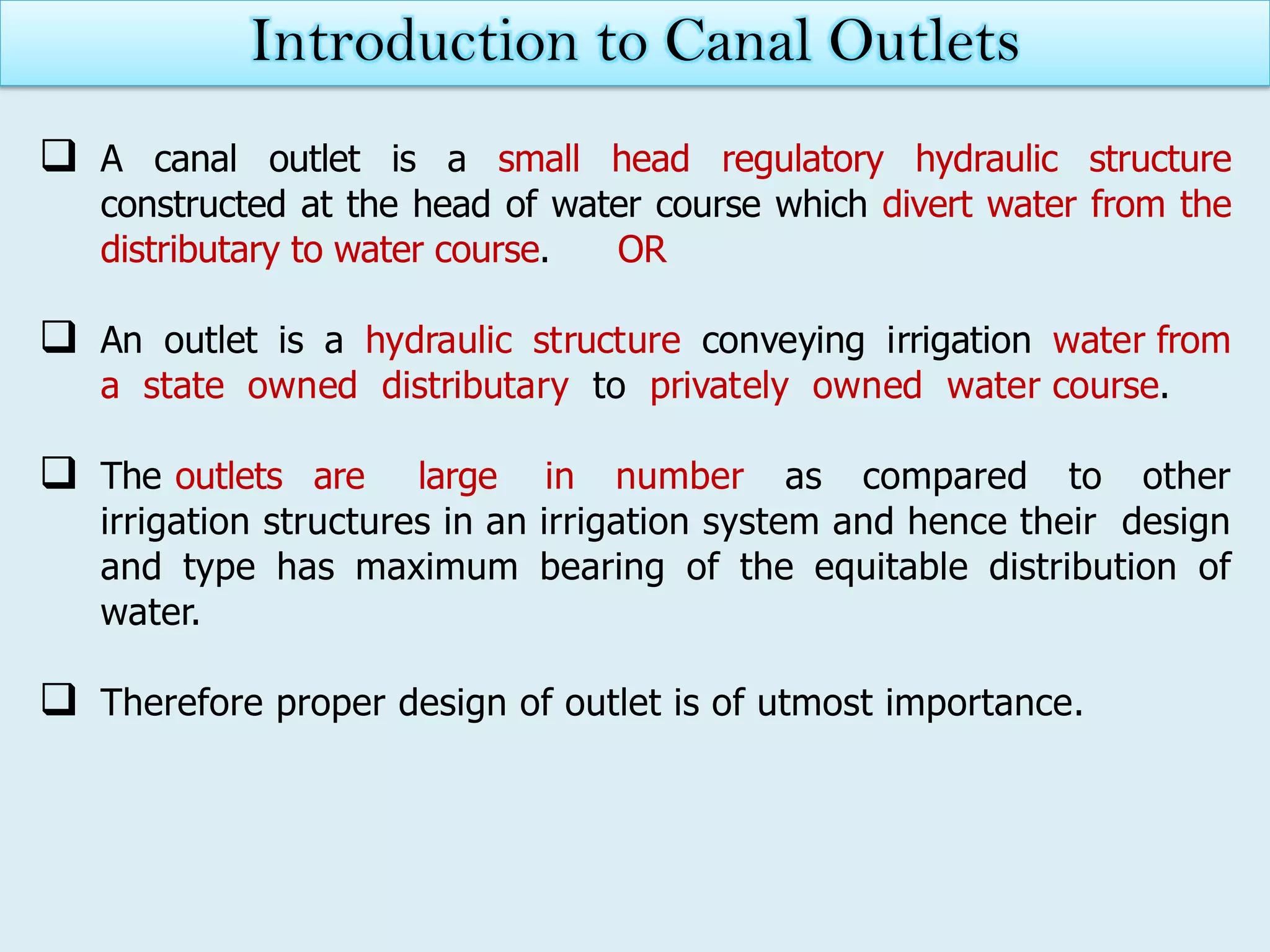 13. Canal Outlets & other Head Regulators.pdf