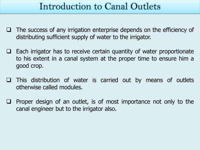 13. Canal Outlets & other Head Regulators.pdf