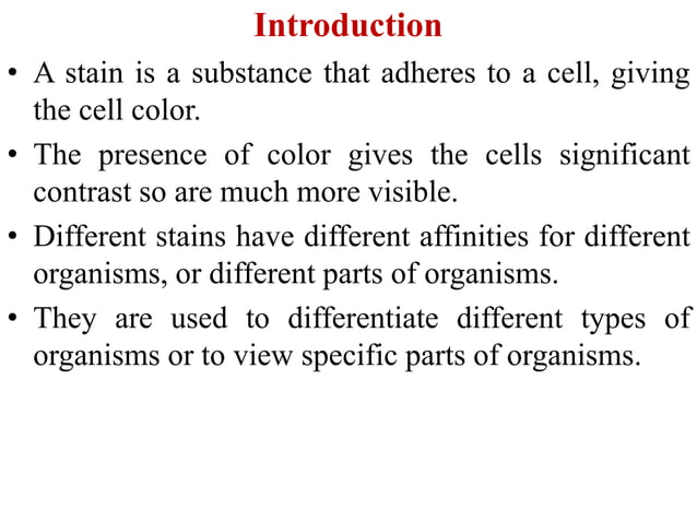 13.Staining technique.pptx | Chemistry | Science