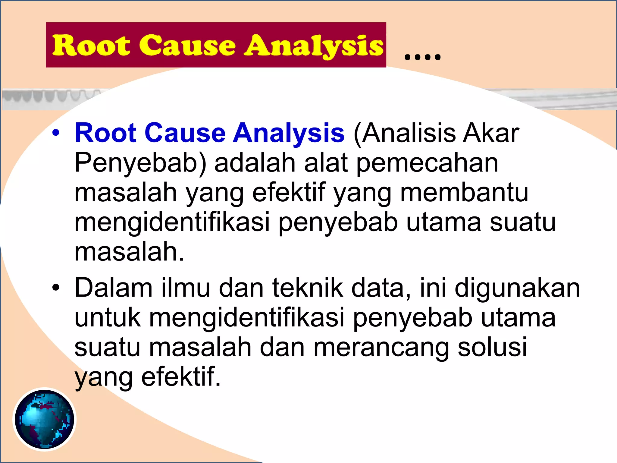 Root cause analysis (RCA) _"Training QC & QA" | PPTX