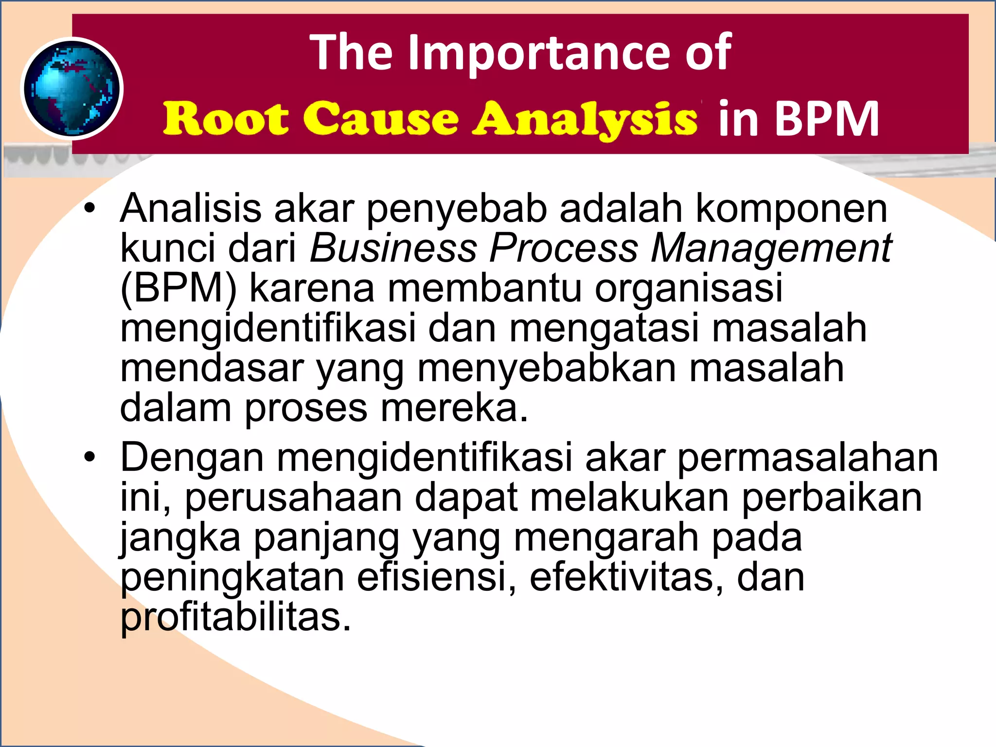 Root cause analysis (RCA) _"Training QC & QA" | PPTX