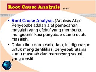 Root cause analysis (RCA) _"Training QC & QA" | PPTX