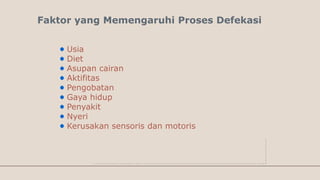 PEMENUHAN KEBUTUHAN ELIMINASI | PPTX