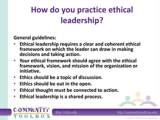 Corporate Ethical Leadership | PPT