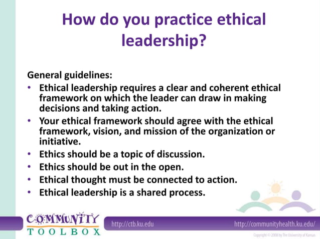 Corporate Ethical Leadership | PPT