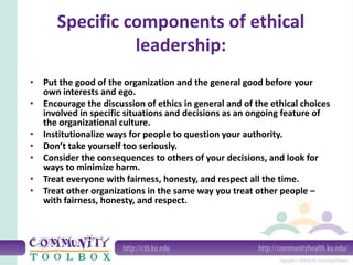Corporate Ethical Leadership | PPT