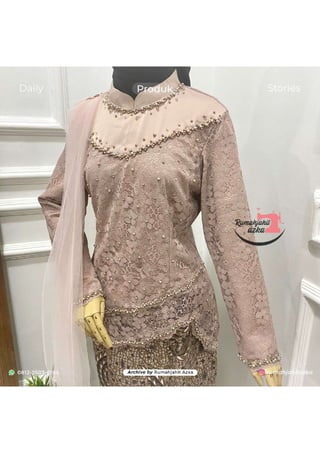 Model Jahit Kebaya by Rumah Jahit Azka | PDF