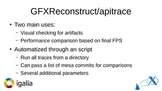 v3dv: Experience using gfxreconstruct/apitrace traces for performance ...