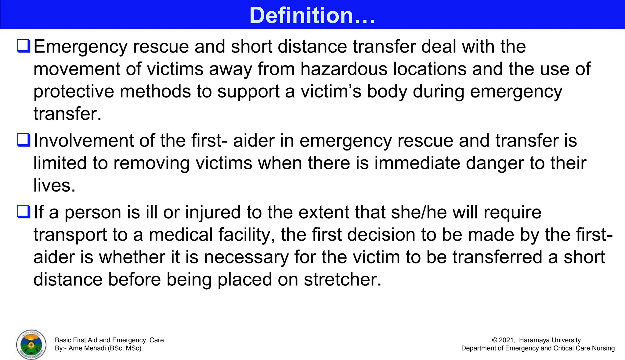 Emergency Rescue & Transfer.pptx