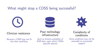 Principles of Health Informatics: Clinical decision support systems | PDF