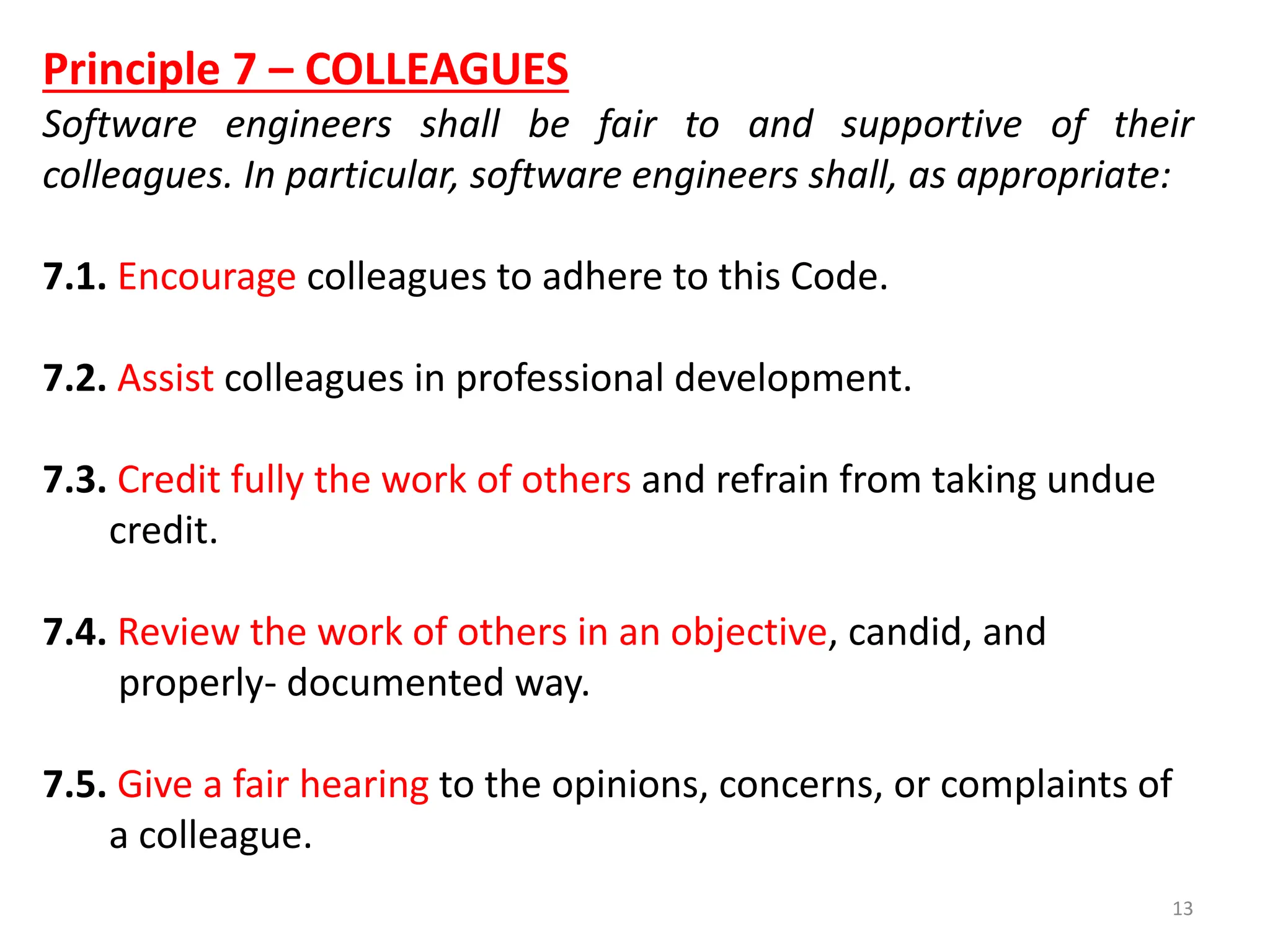 13 Pp Ii Ieee Cs Acm Code Of Ethics 1pptx