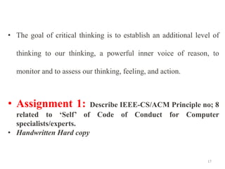 13. PP -II IEEE CS ACM Code of Ethics-1.pptx