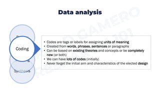 Research 101: Qualitative Data Analysis. | PPT