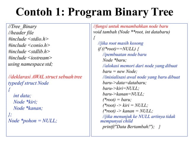 power point struktur data tree atau pohon | PPTX