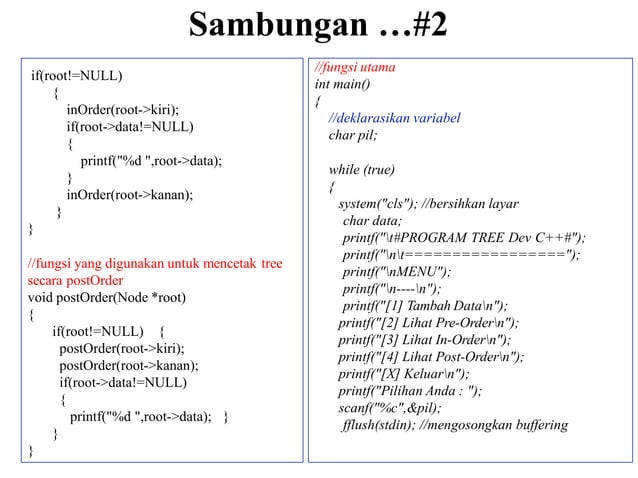 power point struktur data tree atau pohon | PPTX