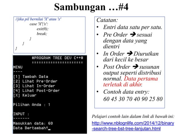 power point struktur data tree atau pohon | PPTX