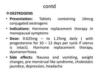 13. Obsteteric drugs presentation for clinical practice | PPT