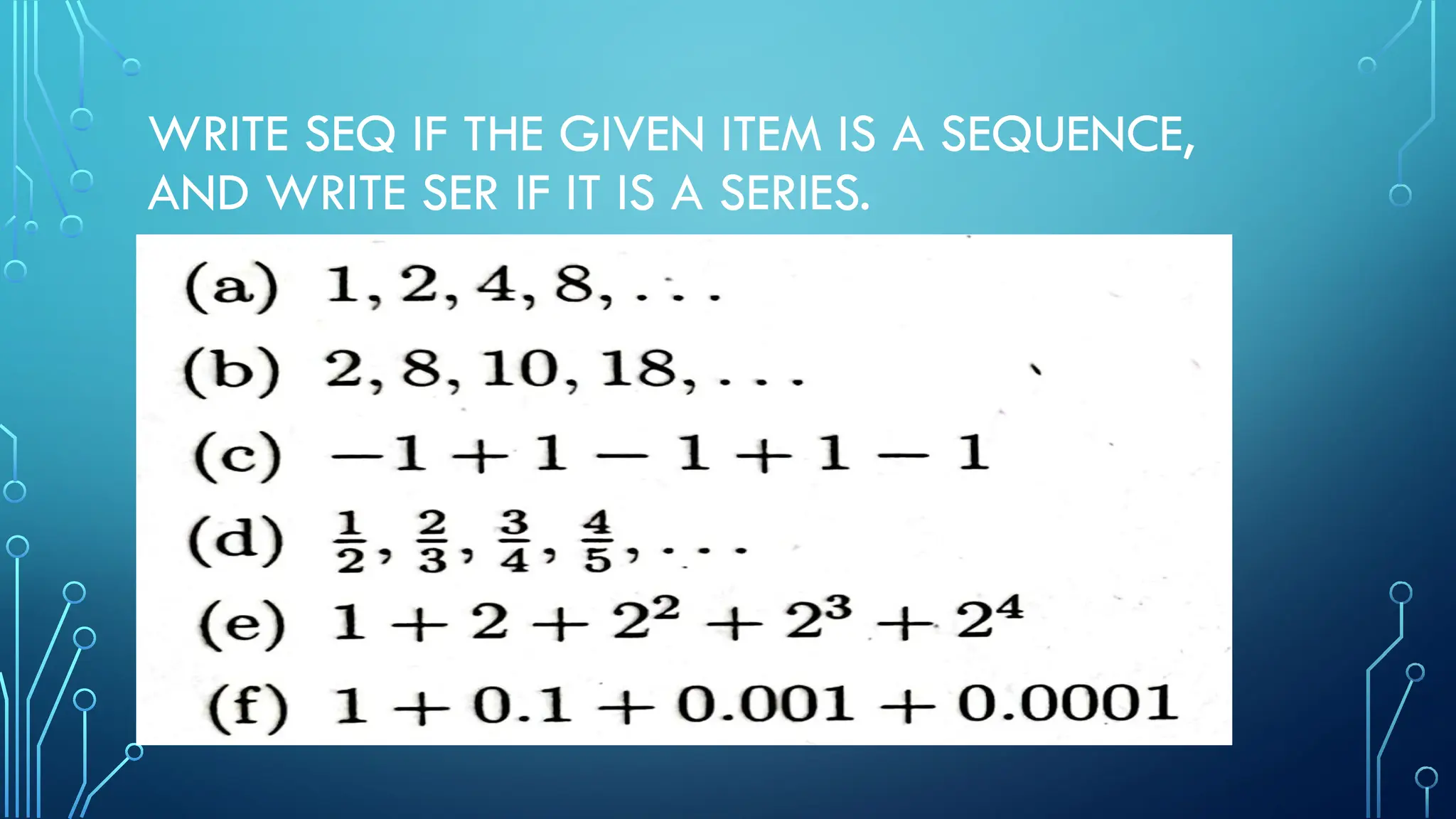 13.sequences-and-series of pre calculuss | PPTX