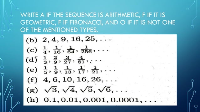13.sequences-and-series of pre calculuss | PPTX | Physics | Science