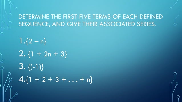 13.sequences-and-series of pre calculuss | PPTX | Physics | Science