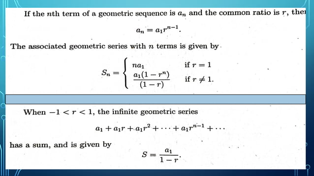 13.sequences-and-series of pre calculuss | PPTX | Physics | Science
