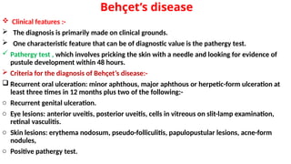 13. Behcet.pptx dr abdurhmanbarkat amran University | PPTX