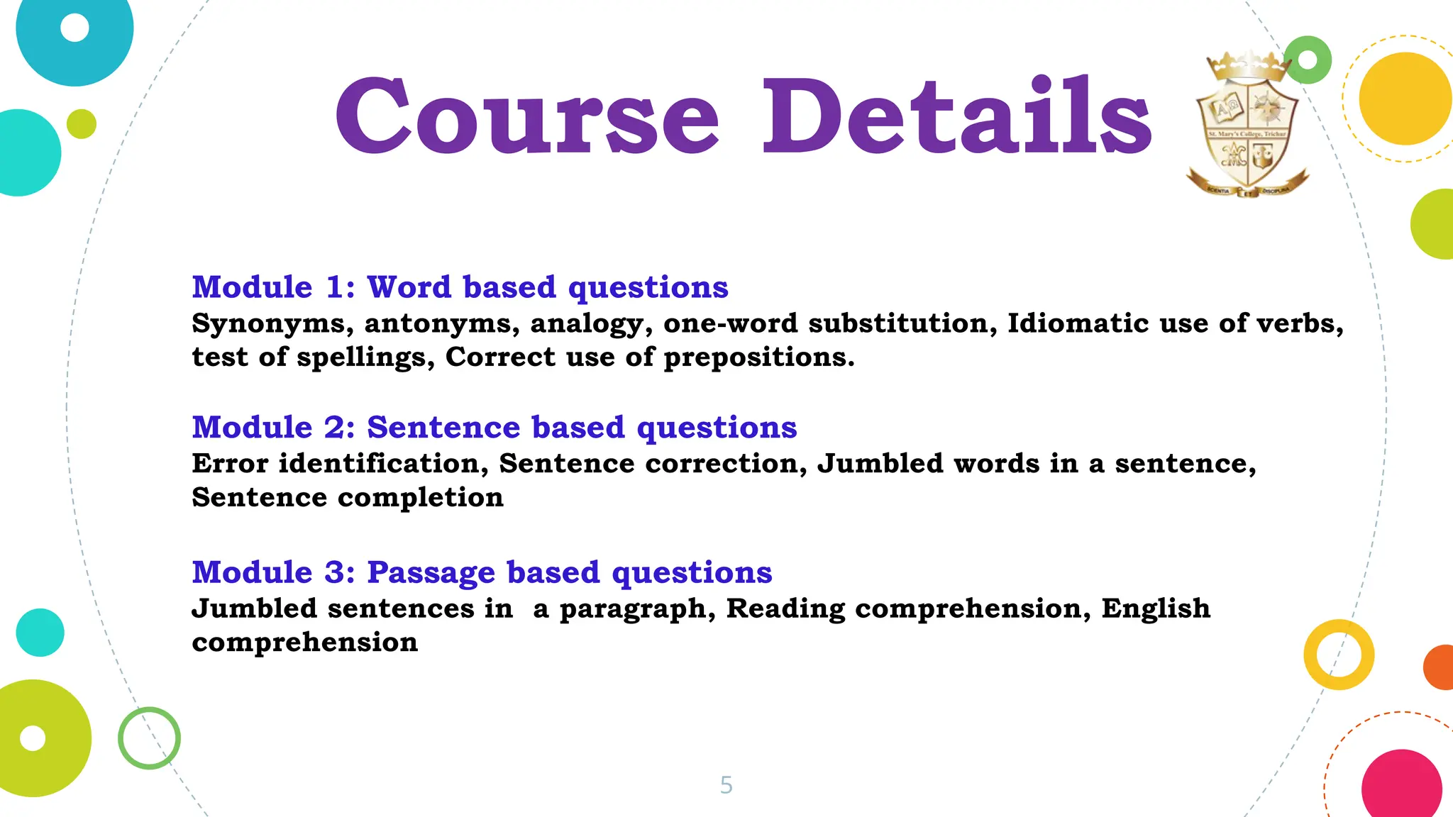 English quality of competitive examination | PPT