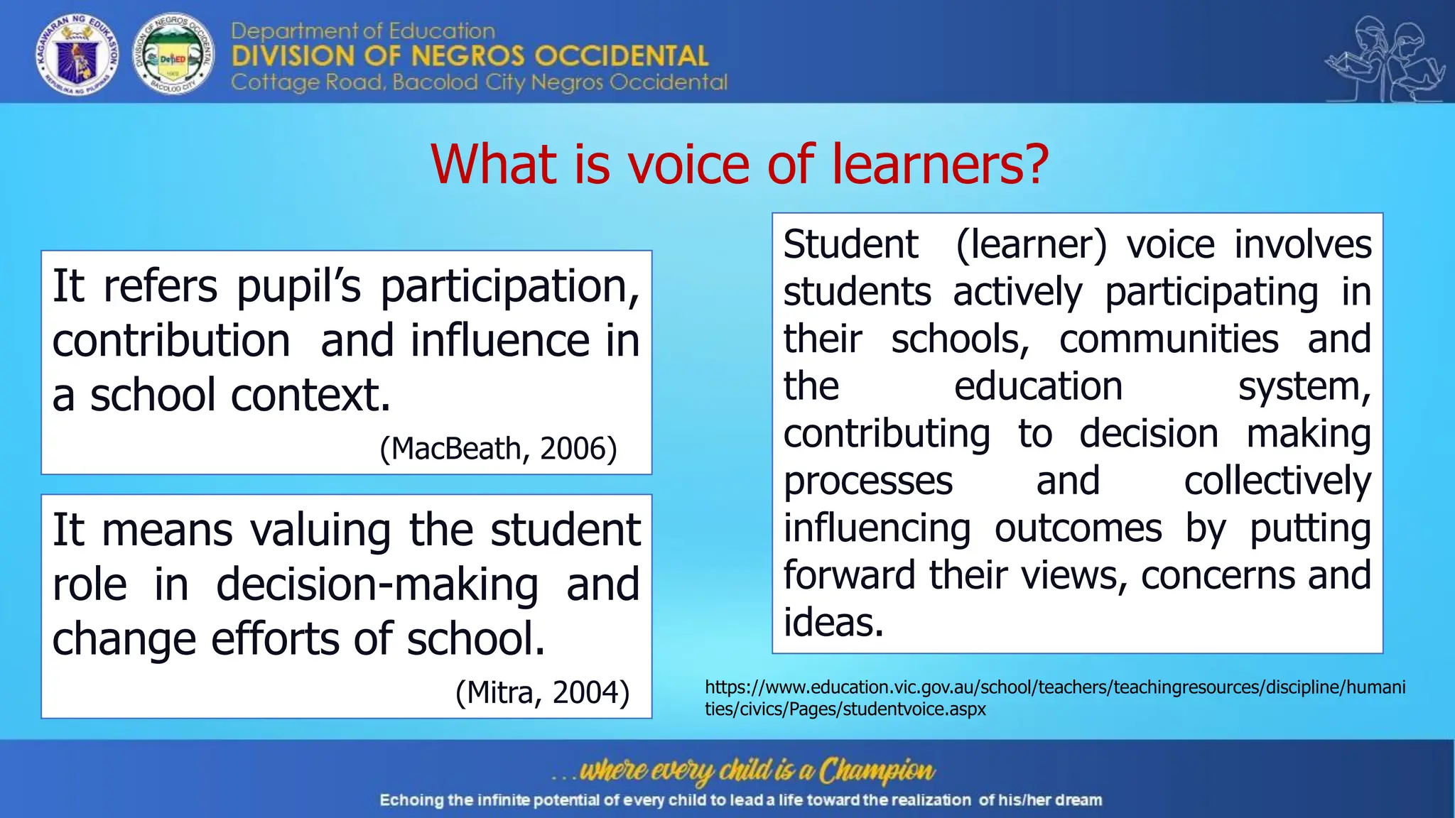 13. Domain 1. Strand 1.6 Learner voice_Learner Voice.pdf