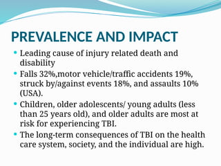 13. TBI.pptx traumatic brain injury neuro physical rehabilitation | PPTX