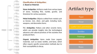 Documentation of Antiquities Definition and Classification | PPT