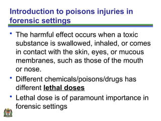 13.0 MANAGEMENT OF INJURIES DUE TO CHEMICAL, POISON AND DRUGS.pptx