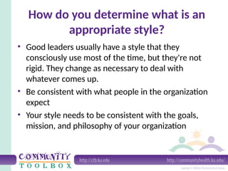 leadership and management styles comparison | PPT