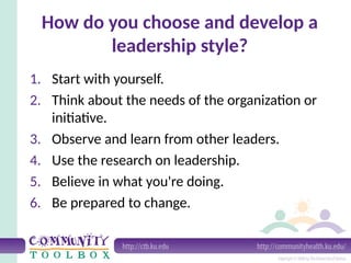 leadership and management styles comparison | PPT