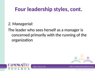 leadership and management styles comparison | PPT