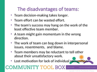 Building Teams broadening the base for leadership | PPT