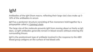 13. Types of Immunoglobulins and their specificity.pptx