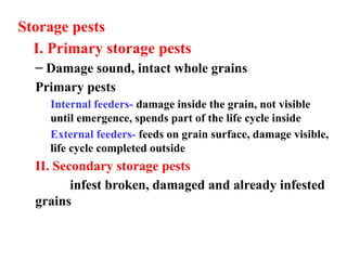 Entomology ppt pest of stored product and their management pt | PPTX