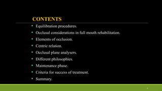 13. FULL MOUTH REHABILITATION in severly attrited dentition | PPTX