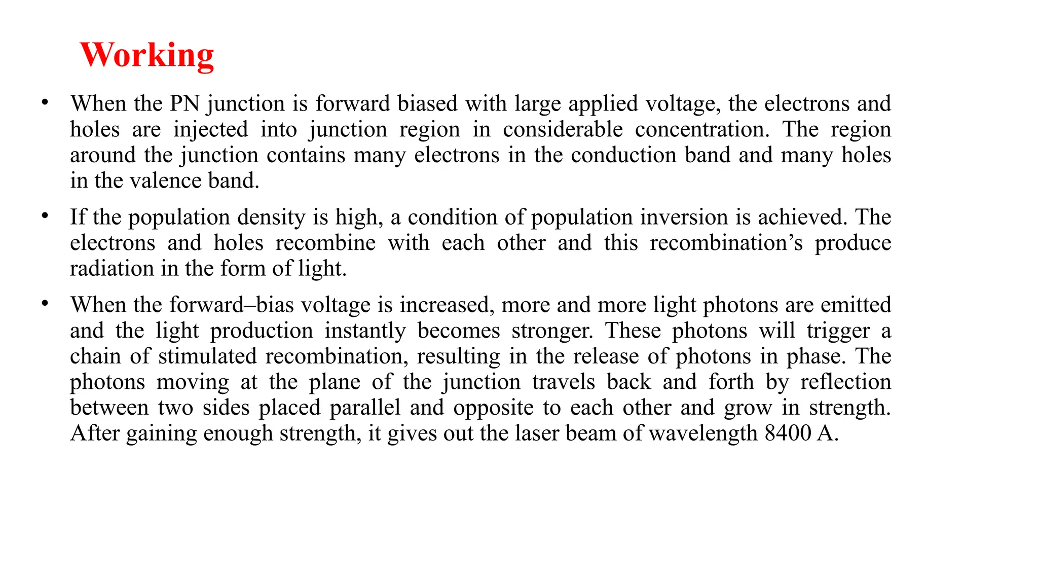 diode laer adn pn junction. how they work and | PPTX