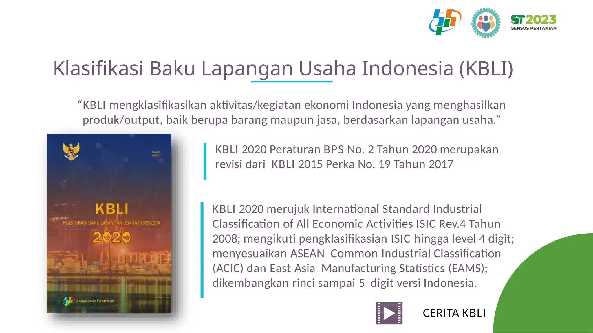 13.3 KBLI (Klasifikasi Baku Lapangan usaha Indonesia).pptx