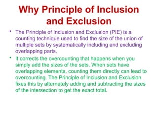 13. Principle of Inclusion.pptx and exclusion | PPTX