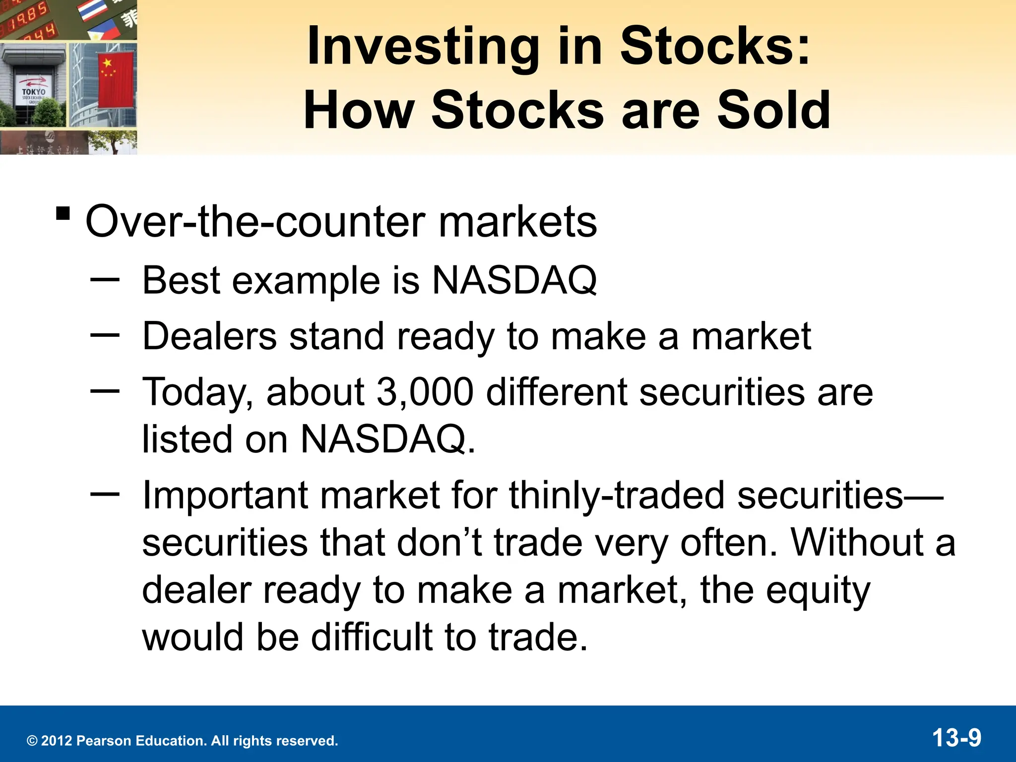 The Stock market. The Stock market. The Stock market | PPT