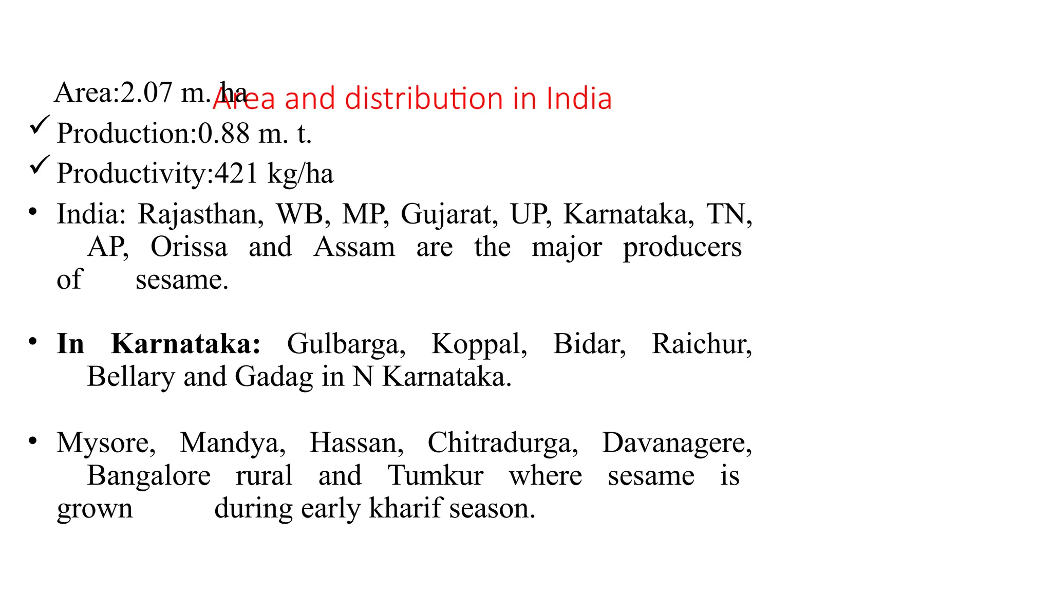 13. Sesame crop. production technology | PPTX