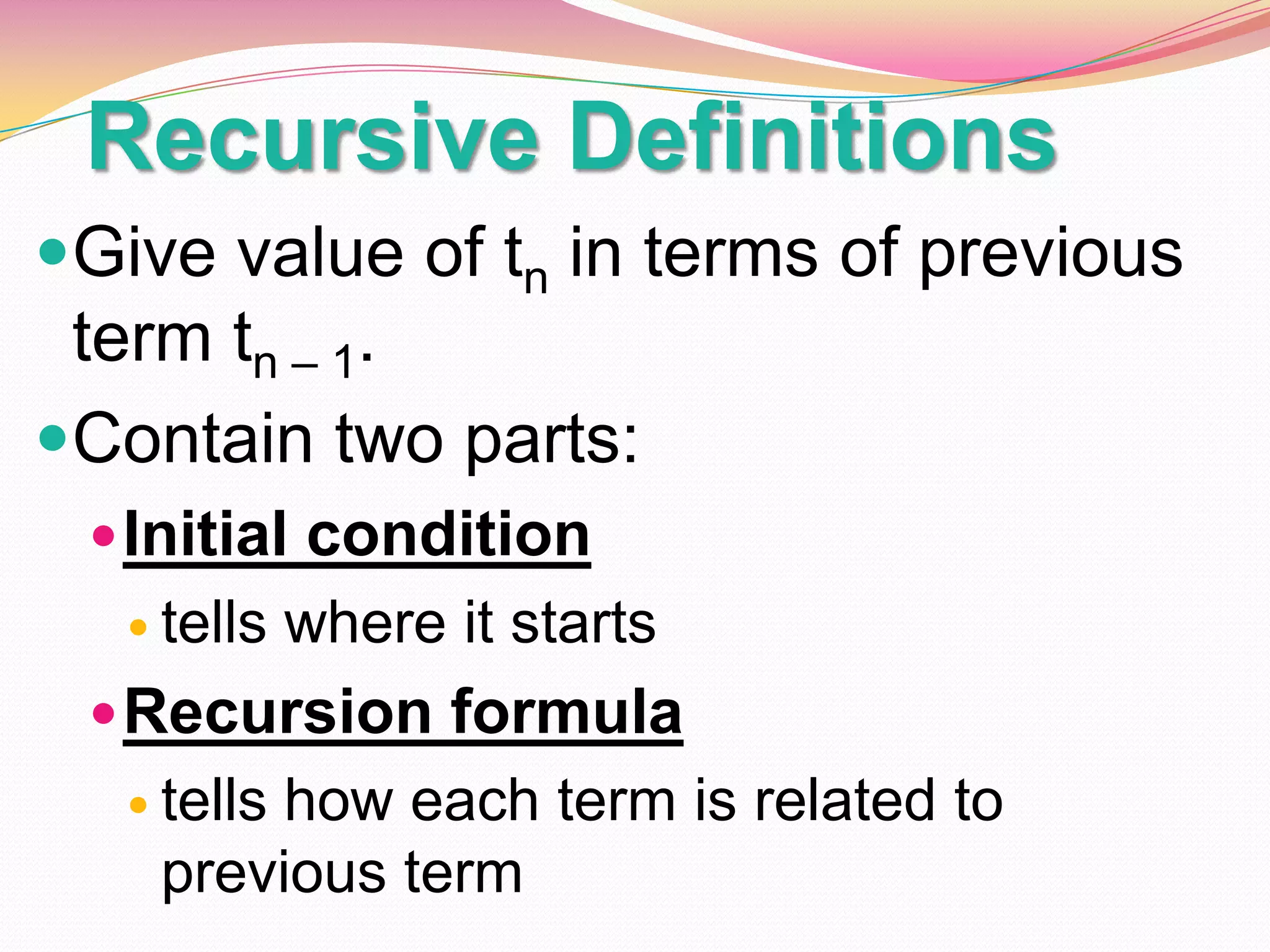13 2 Recursive Definitions Pptx